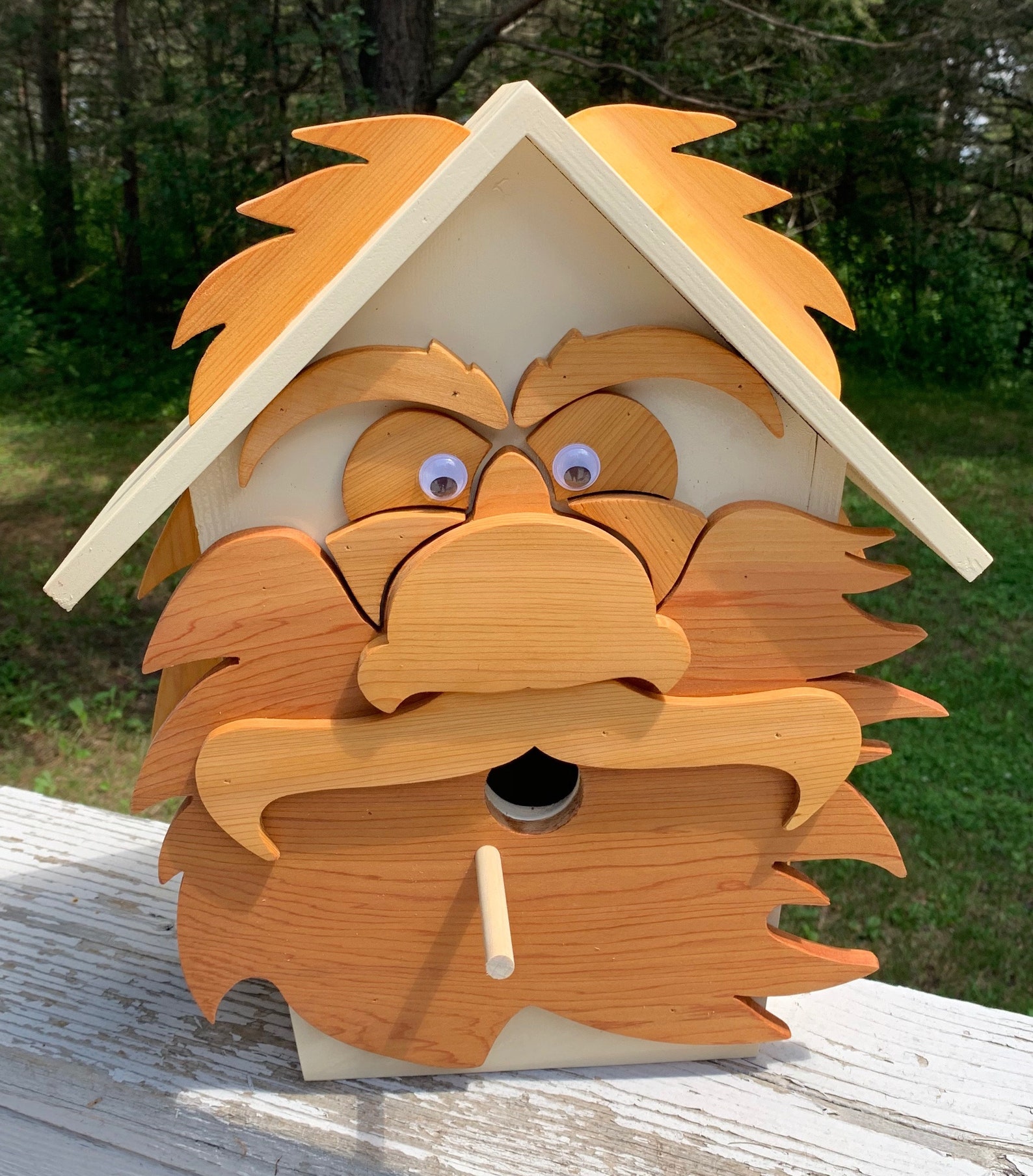 Cedar Men DIY Birdhouse Plans - CNC Router DXF, Birdhouse Plans, Modern ...