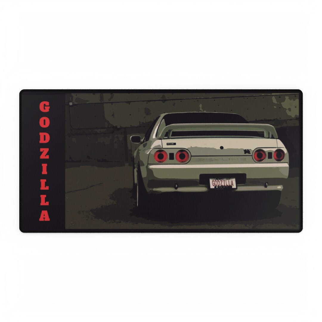 Nissan Skyline R32 GTR Desk Mat, Sports Car Desk Mat, High Speed Mouse ...