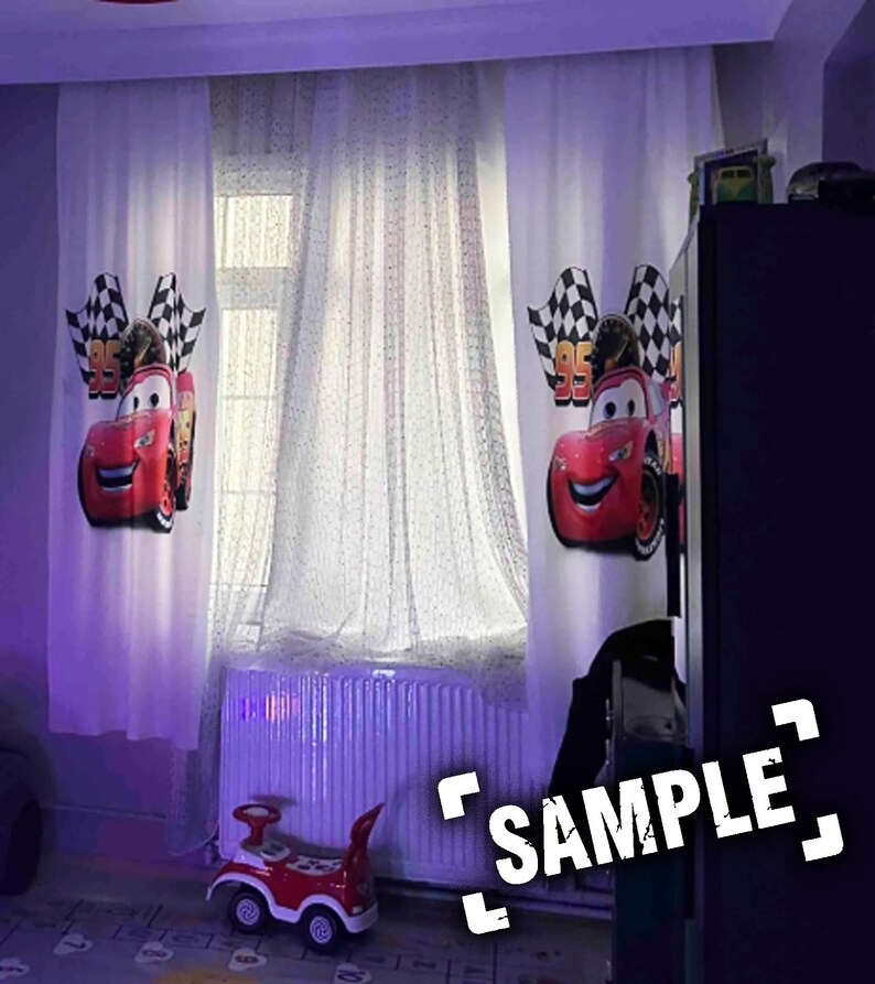 Red Bull Racing Inspired Curtains, Formula 1 Fan Room Decor, Energy ...
