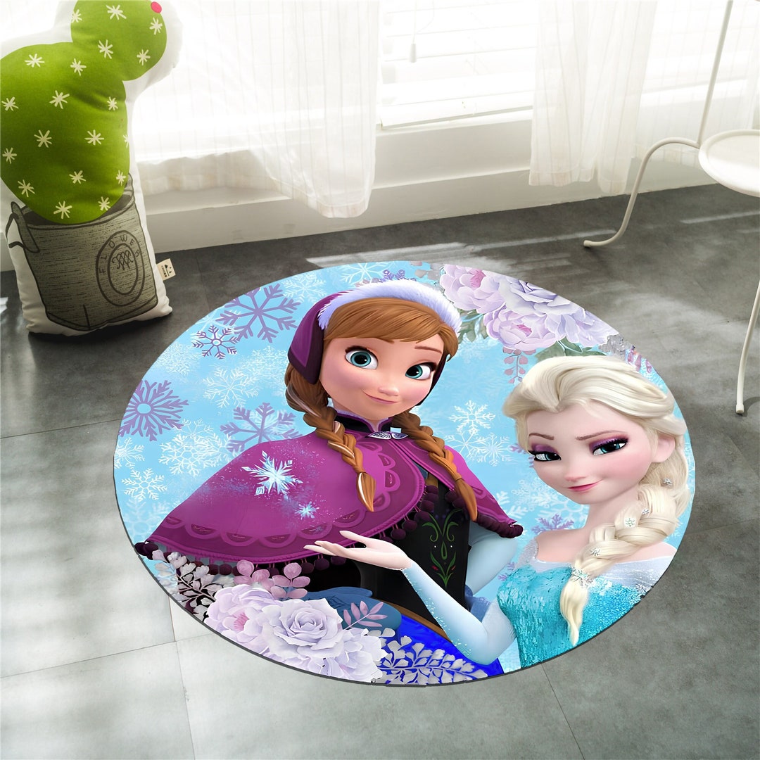 Elsa Rug, Anna Rug, Frozen Rug, Kids Room Rug, Girl Room Rug, Popular ...