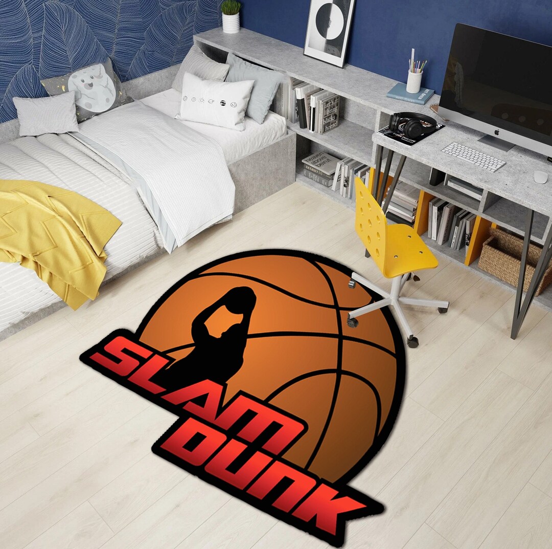 Basketball Rug, Basketball Club Rug, Sports Rug, Sports Room Rug ...