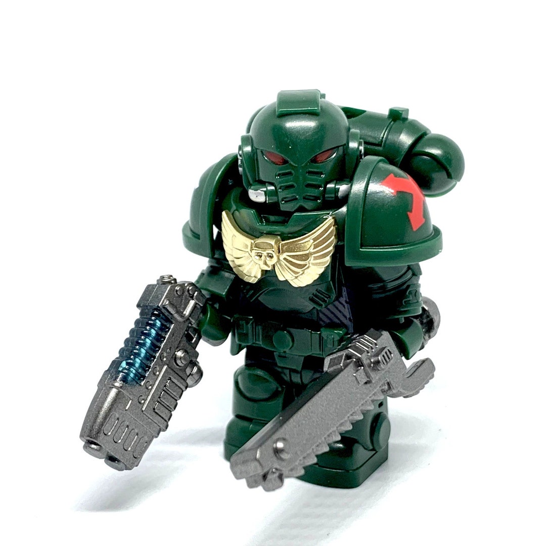 Green Angels Space Minifigure War of Hammers Dark Green Marine - Etsy
