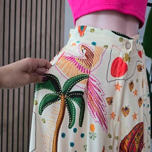 Nature-inspired Printed Pants - Etsy
