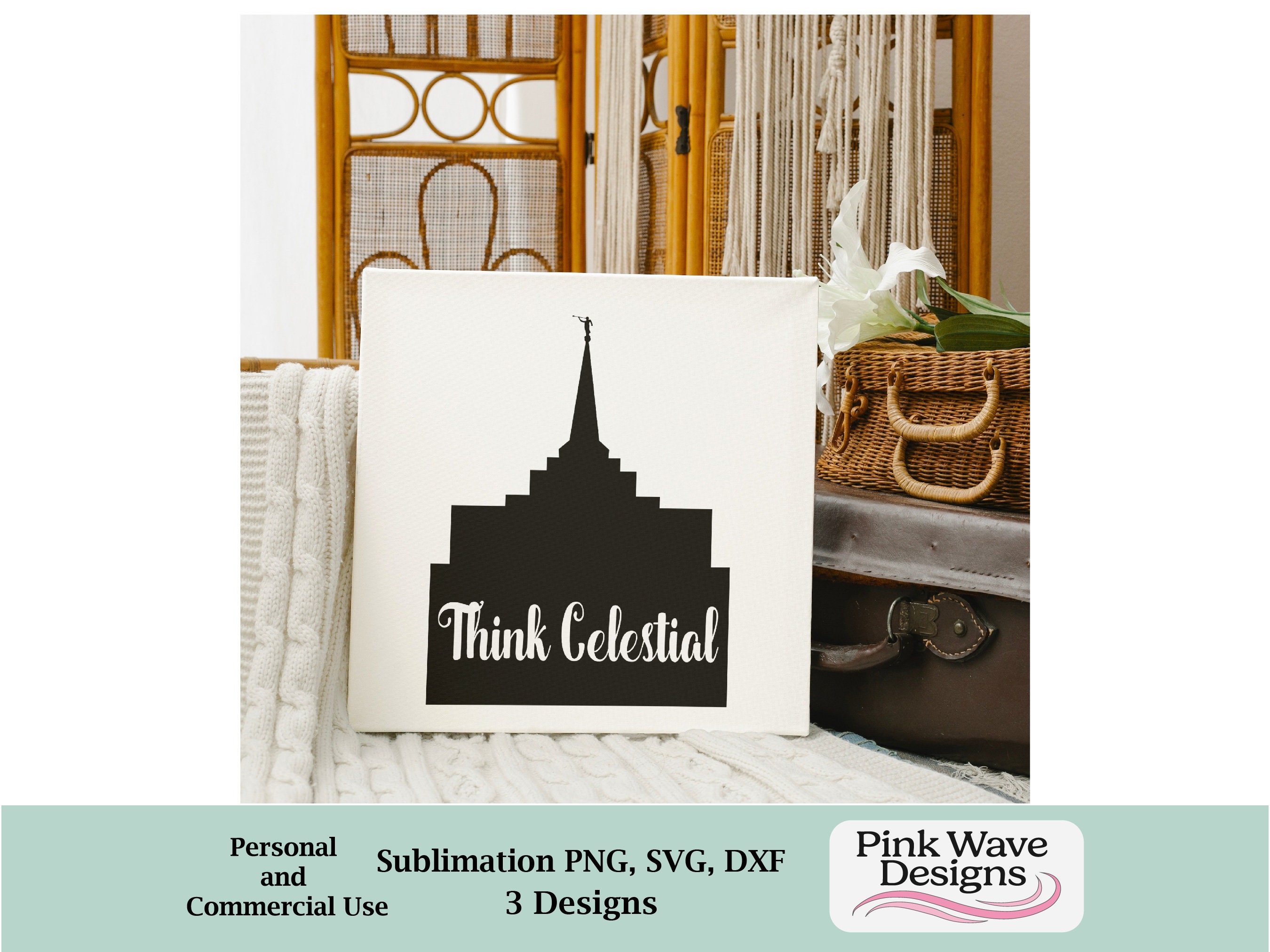 Spiritual PNG Sublimation File for Physical Products, Temple and Think ...