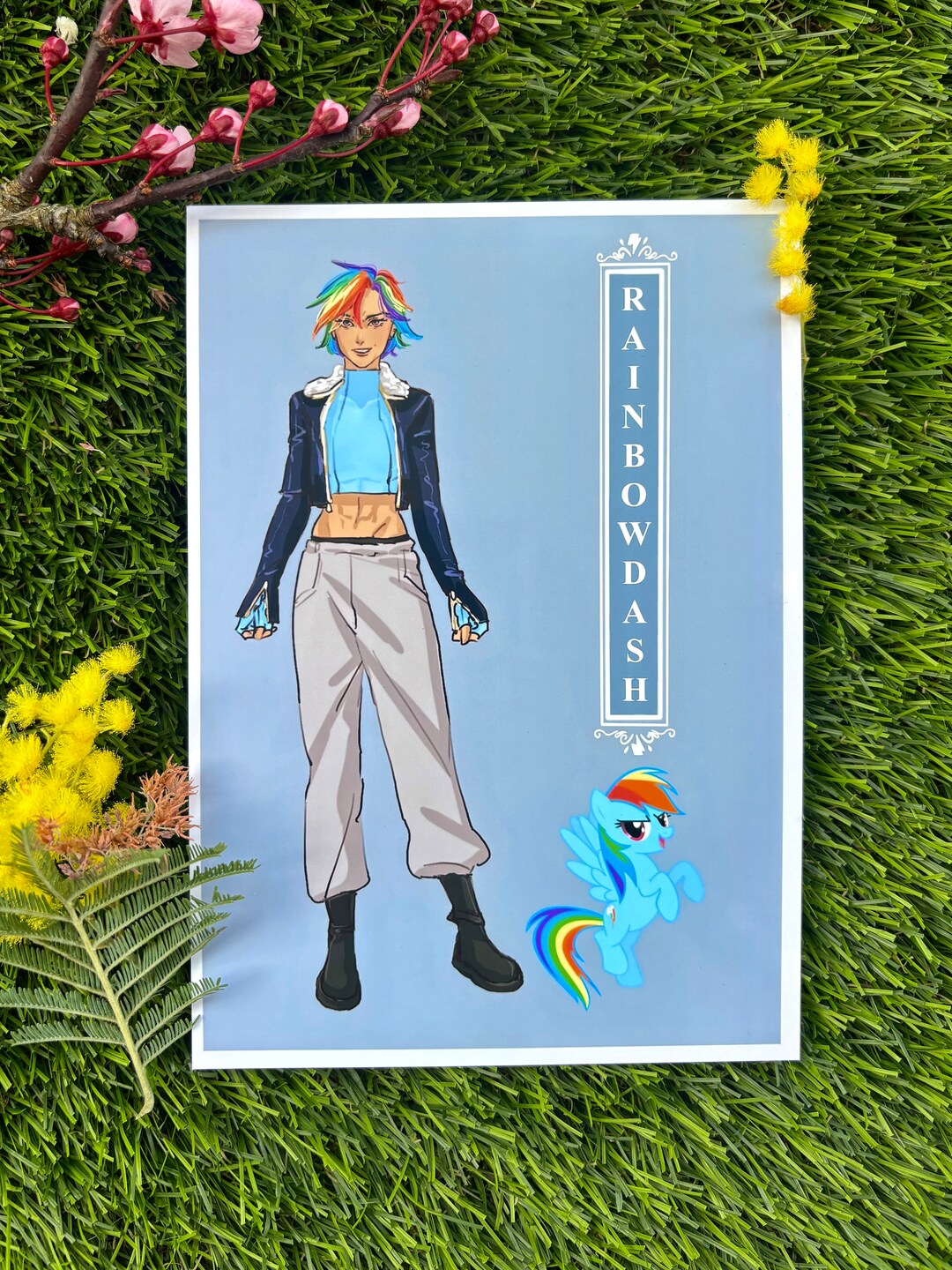 Rainbowdash My Little Pony Print Poster - Etsy