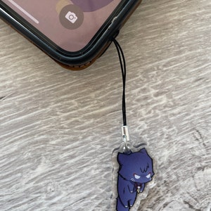 Genshin Impact Scaramouche Keychain Phonecharm Scara Cat - Etsy Australia