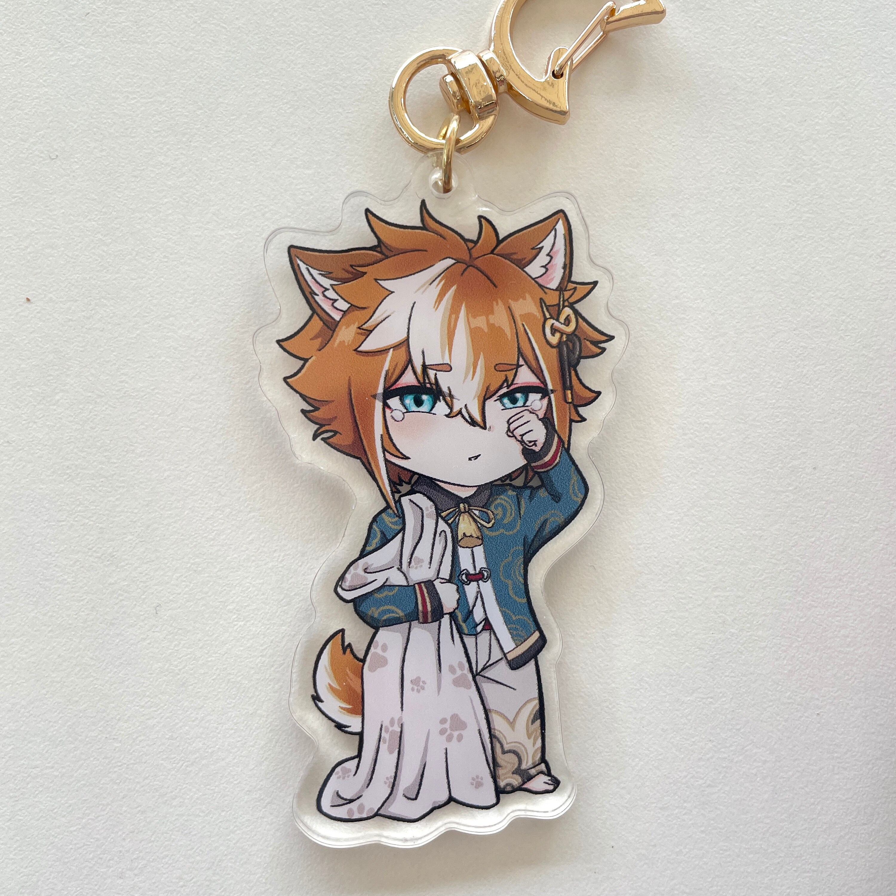 Genshin Impact Gorou Keychain, Keychain Original Design - Etsy