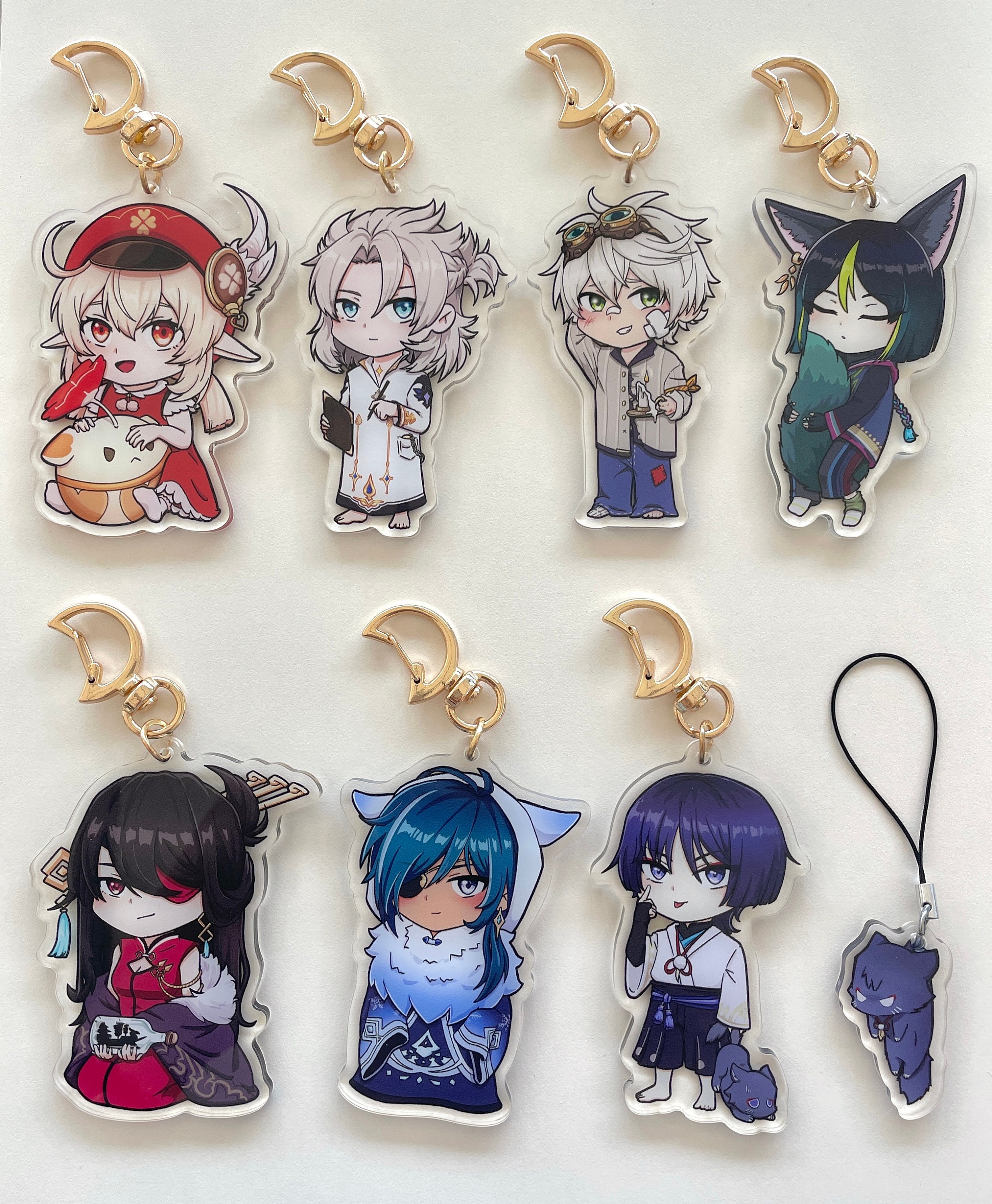 Genshin Impact Gorou Keychain, Keychain Original Design - Etsy