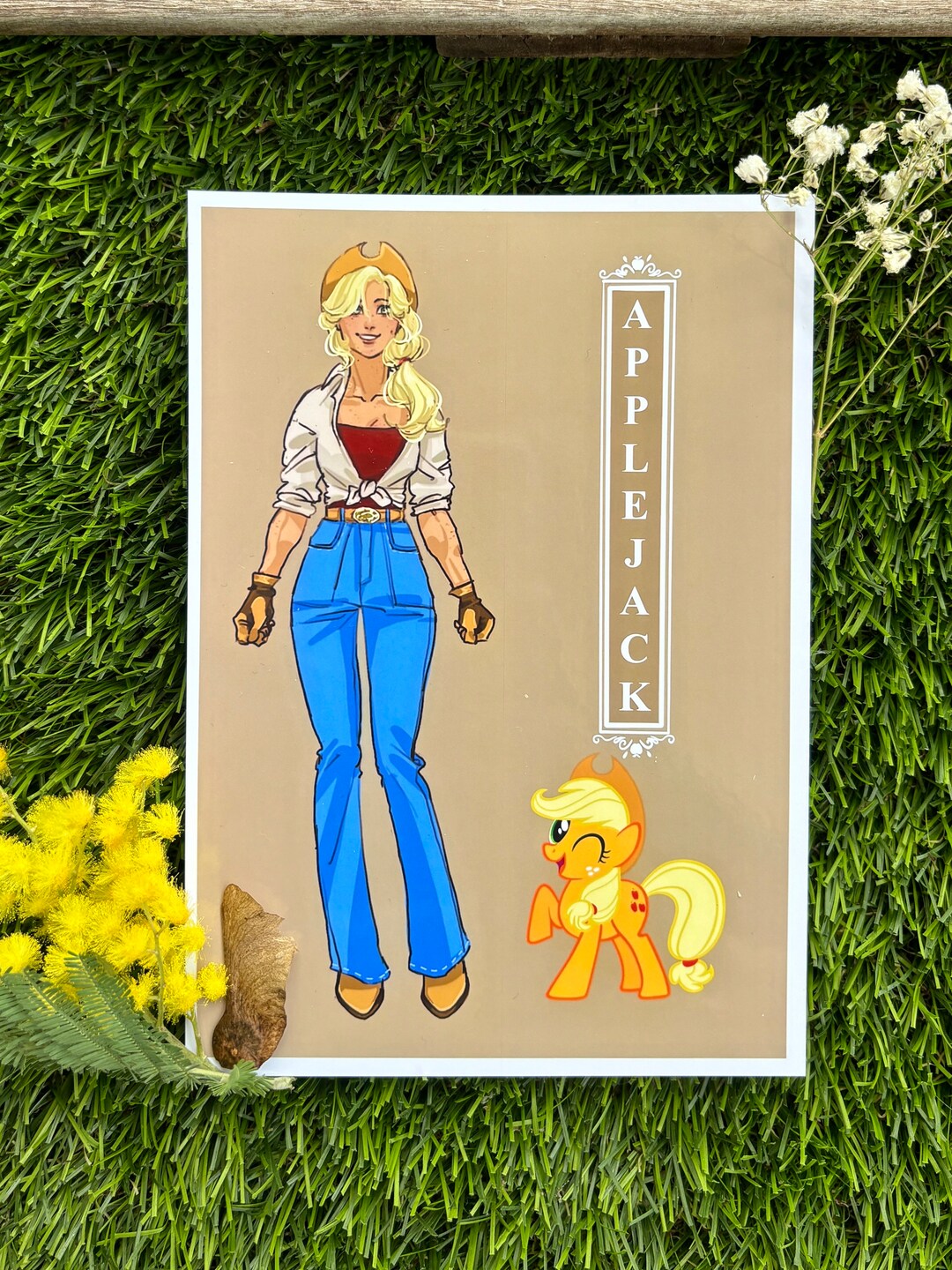 Applejack My Little Pony Print Poster - Etsy