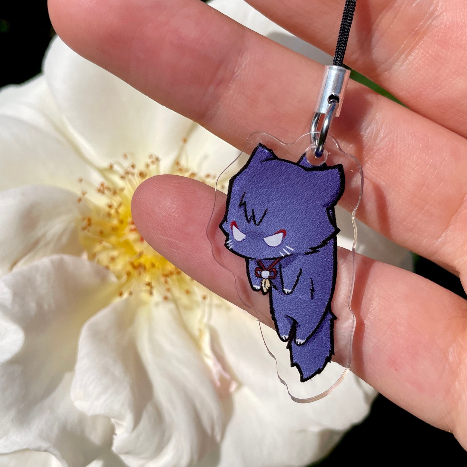 Genshin Impact Scaramouche Keychain Phonecharm Scara Cat - Etsy Australia