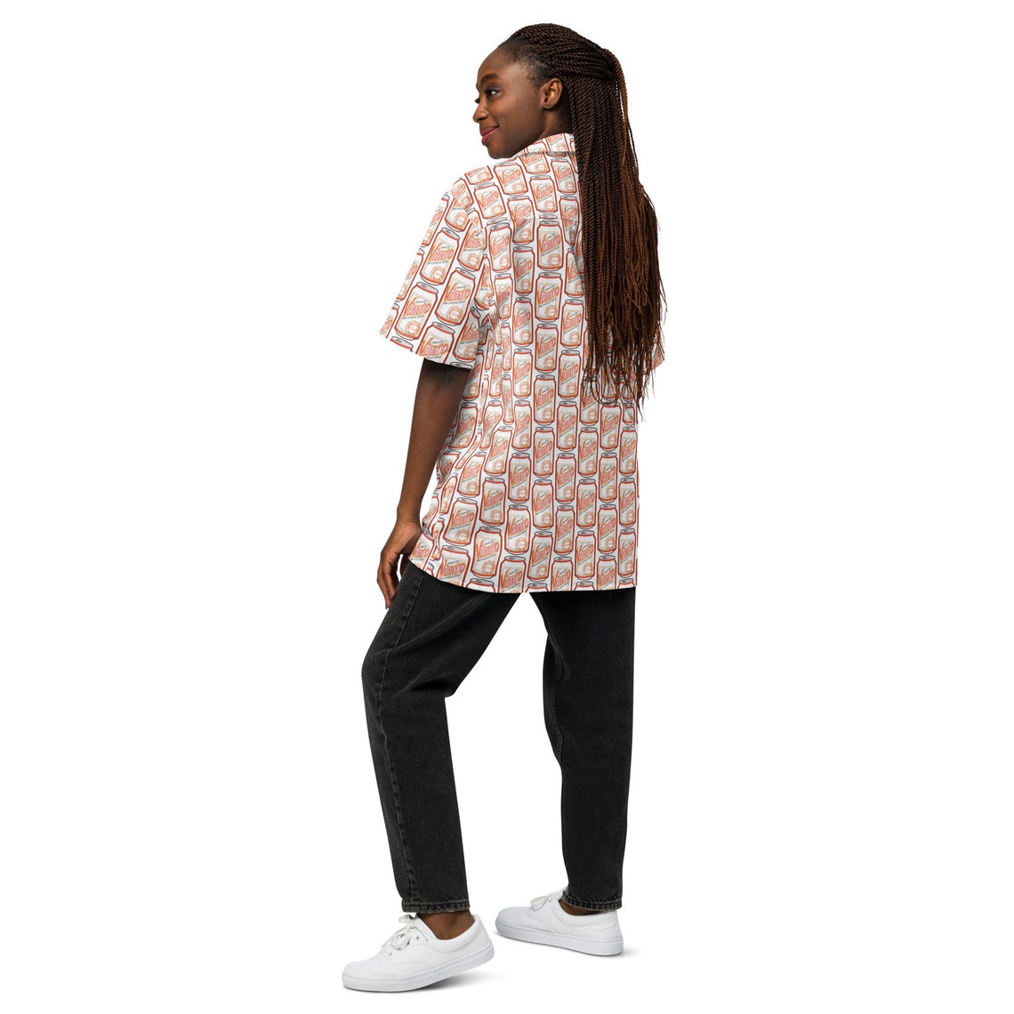 Vimto Button Shirt: Middle Eastern Soda Pop Art, Lightweight Hawaiian ...