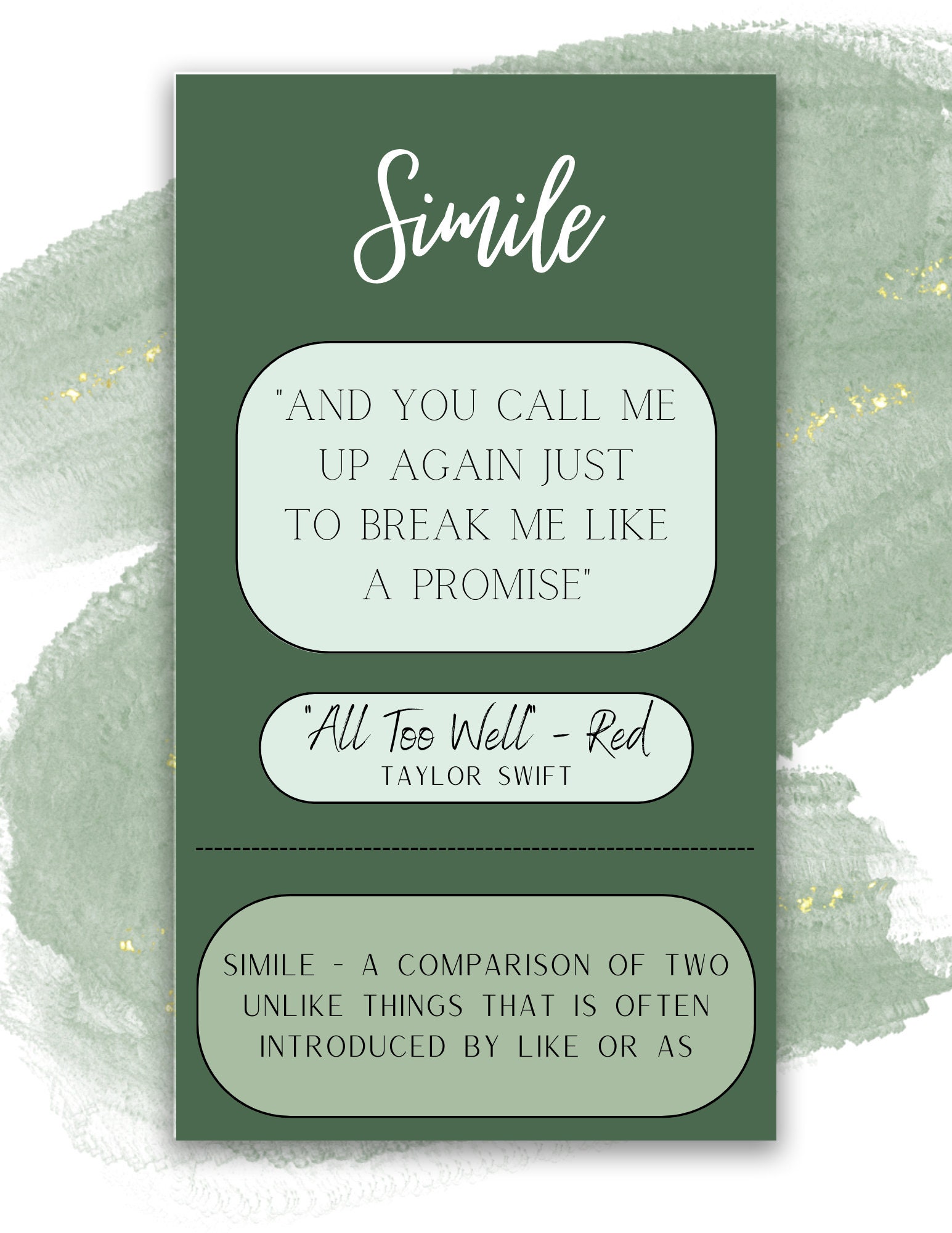 Taylor Swift English Classroom Posters: Literary/rhetorical Devices - Etsy