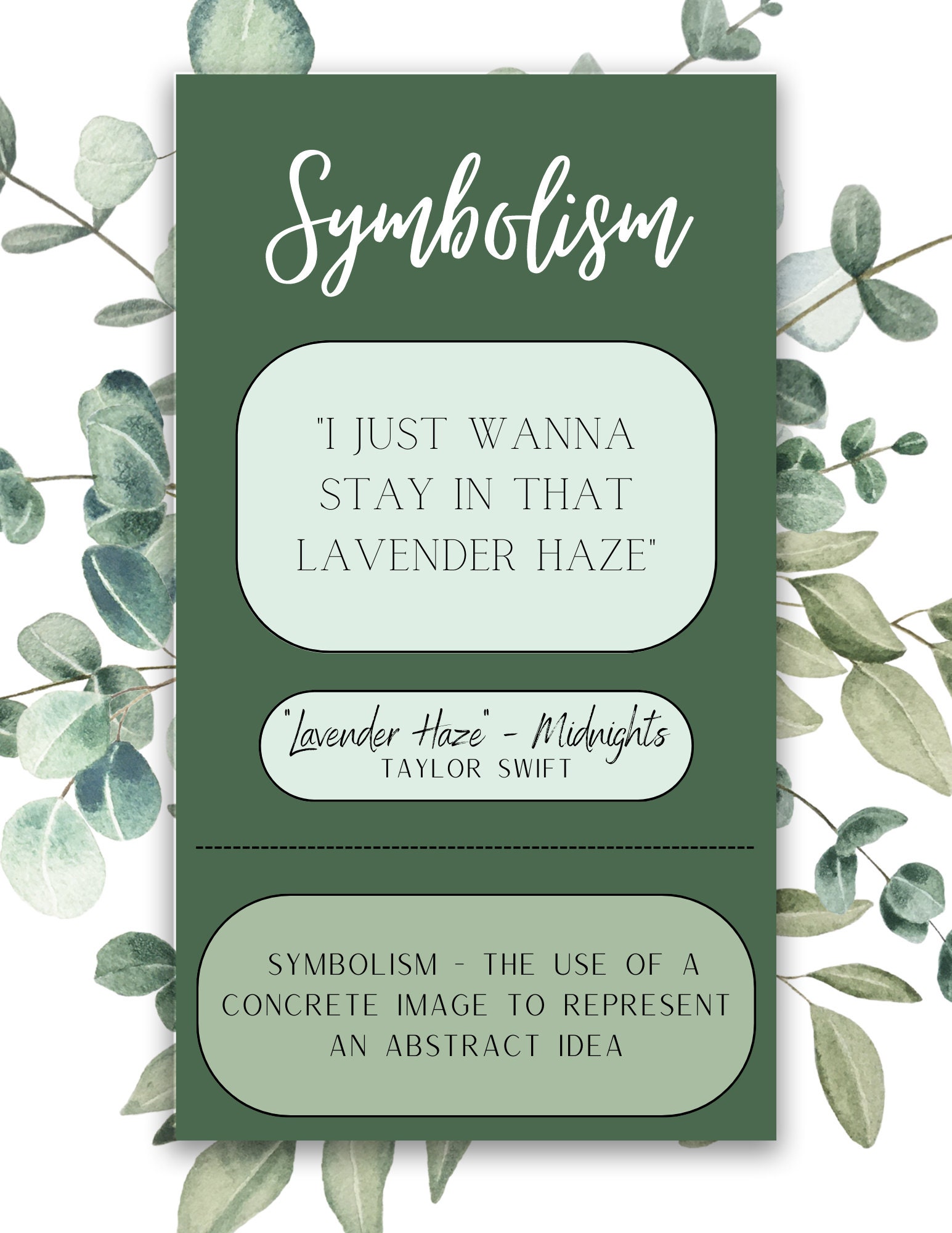 Taylor Swift English Classroom Posters: Literary/rhetorical Devices - Etsy