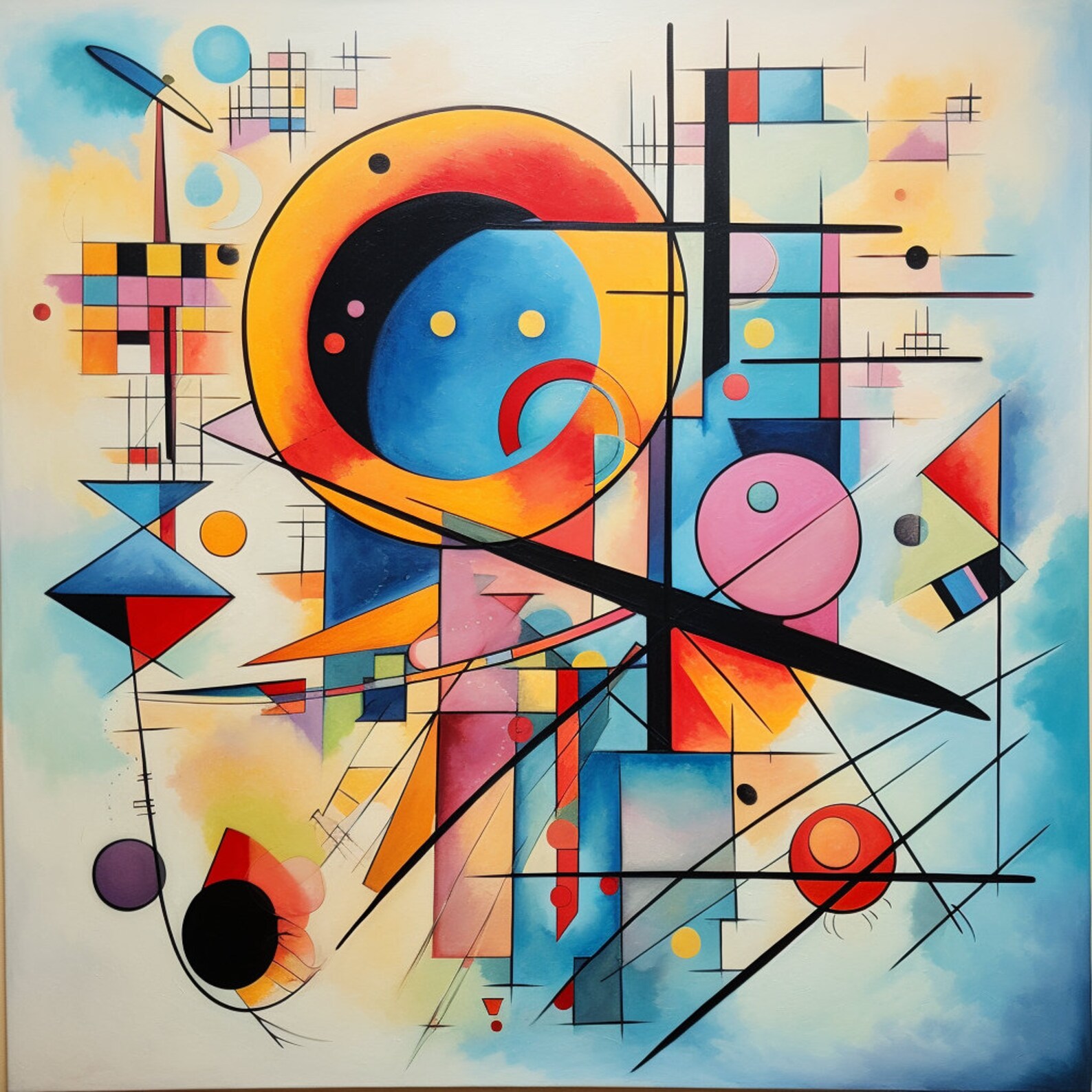 Digital Image Midcentury Modern AI Generated Art Pieces Downloadable ...