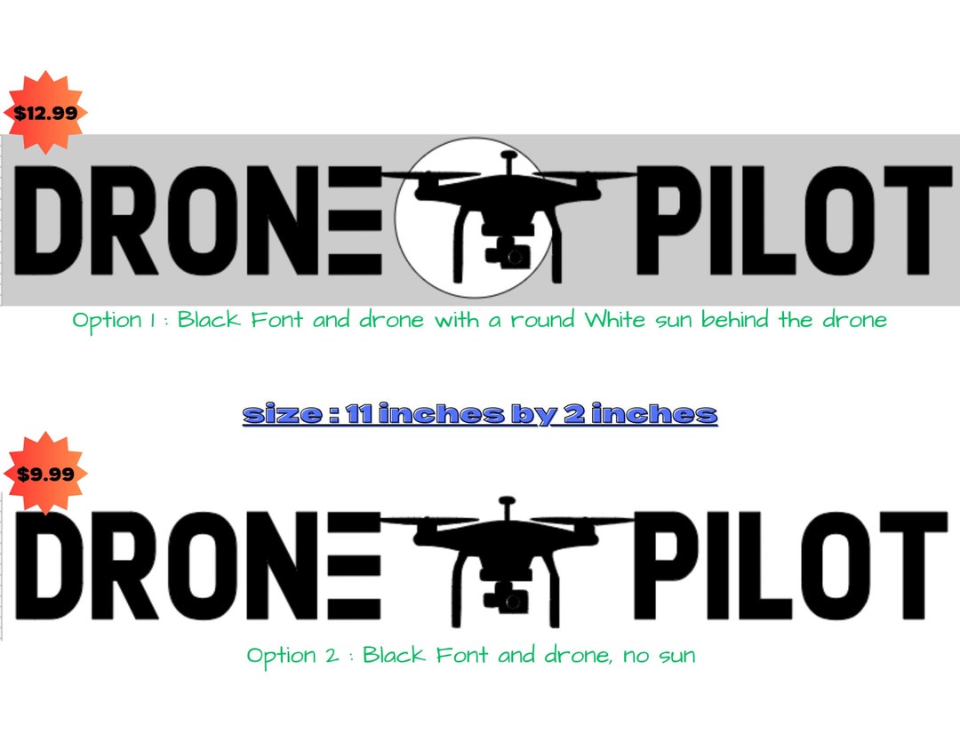 Drone Pilot Decal: Car Truck Yeti Sticker FPV DJI - Etsy