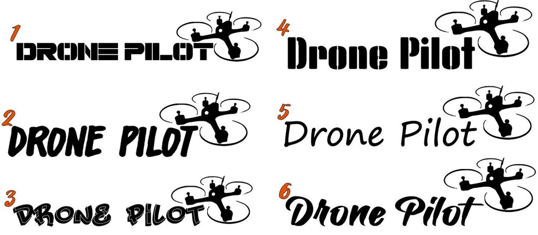 Drone Pilot Vinyl Decal Sticker/drone Bumper Sticker Gifts for Pilots ...