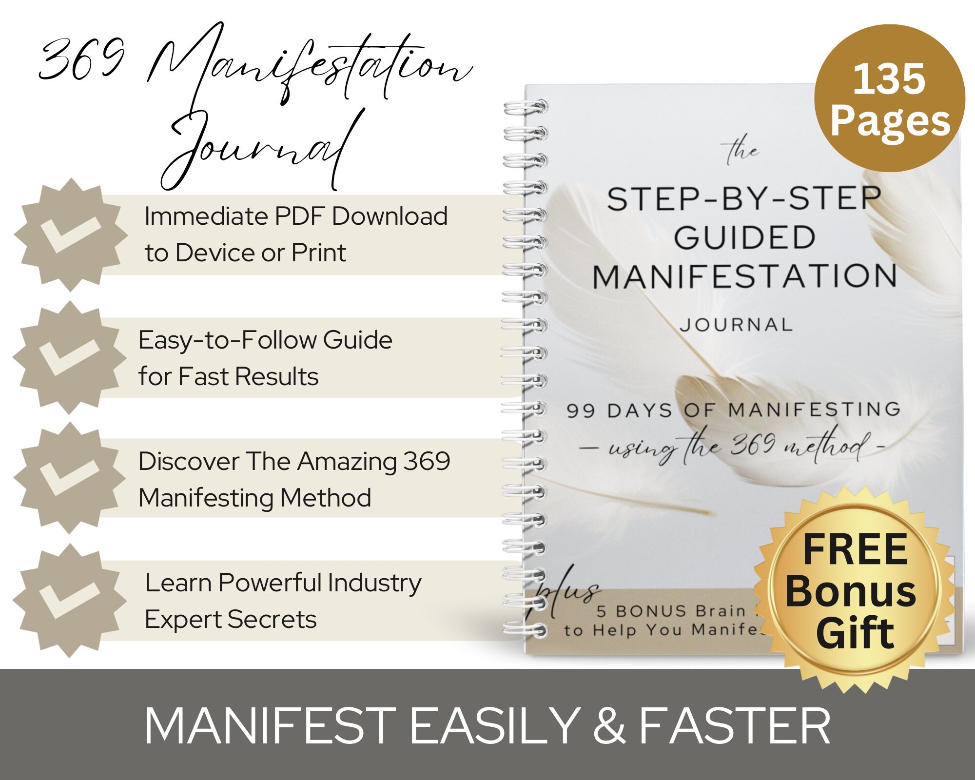 Digital Manifestation Journal for Manifesting 369 Method Manifesting ...