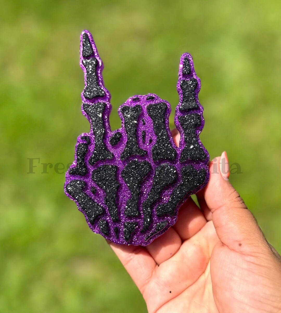 Skeleton Hand Freshie Lightning Bolt Skeleton Halloween - Etsy