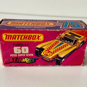 Matchbox No 60 - Lotus Super Seven - Made in England - 1971 - in ...