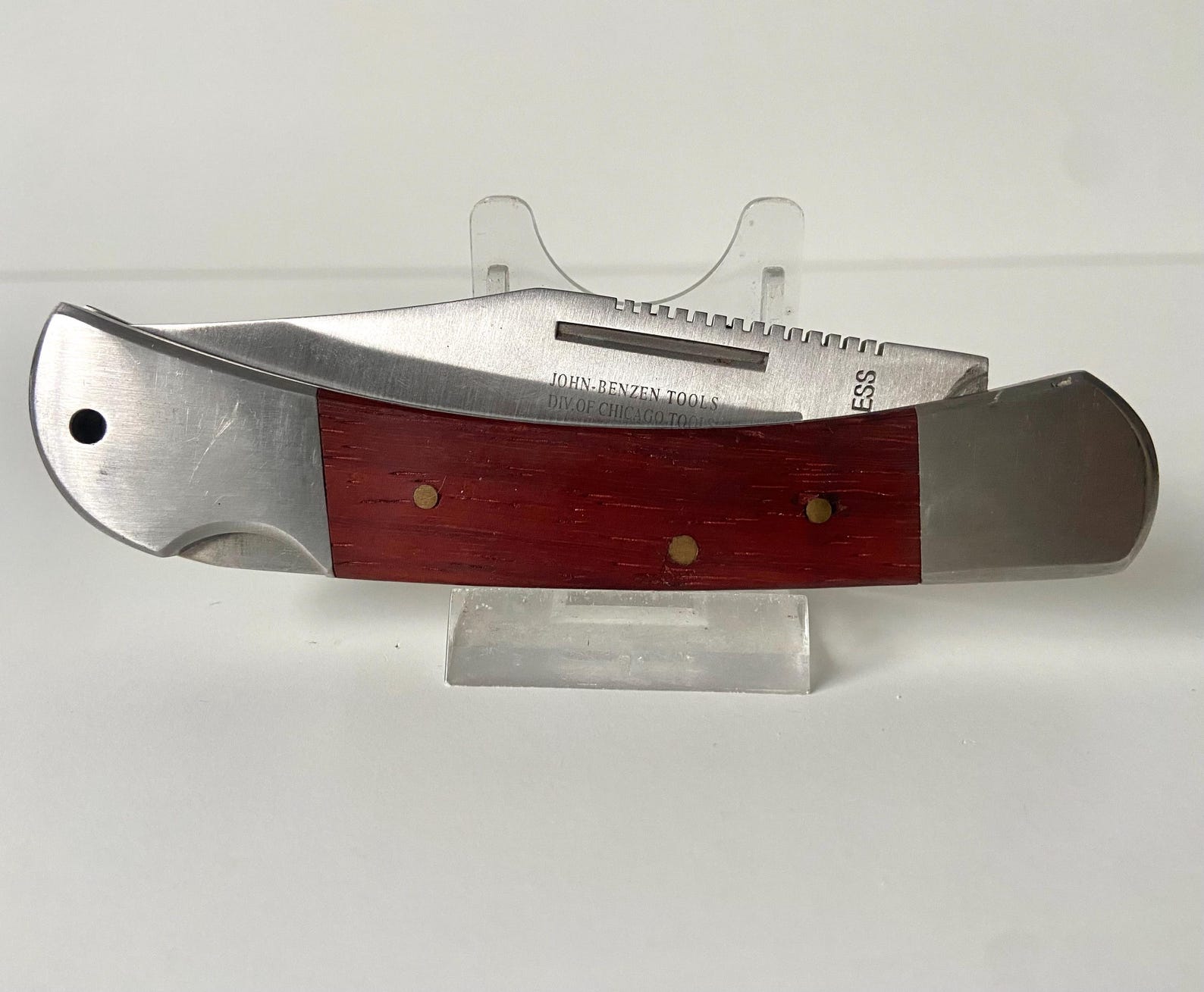 John Benzen Tools Chicago - Stainless Steel - Pocket Knife - USA - Etsy