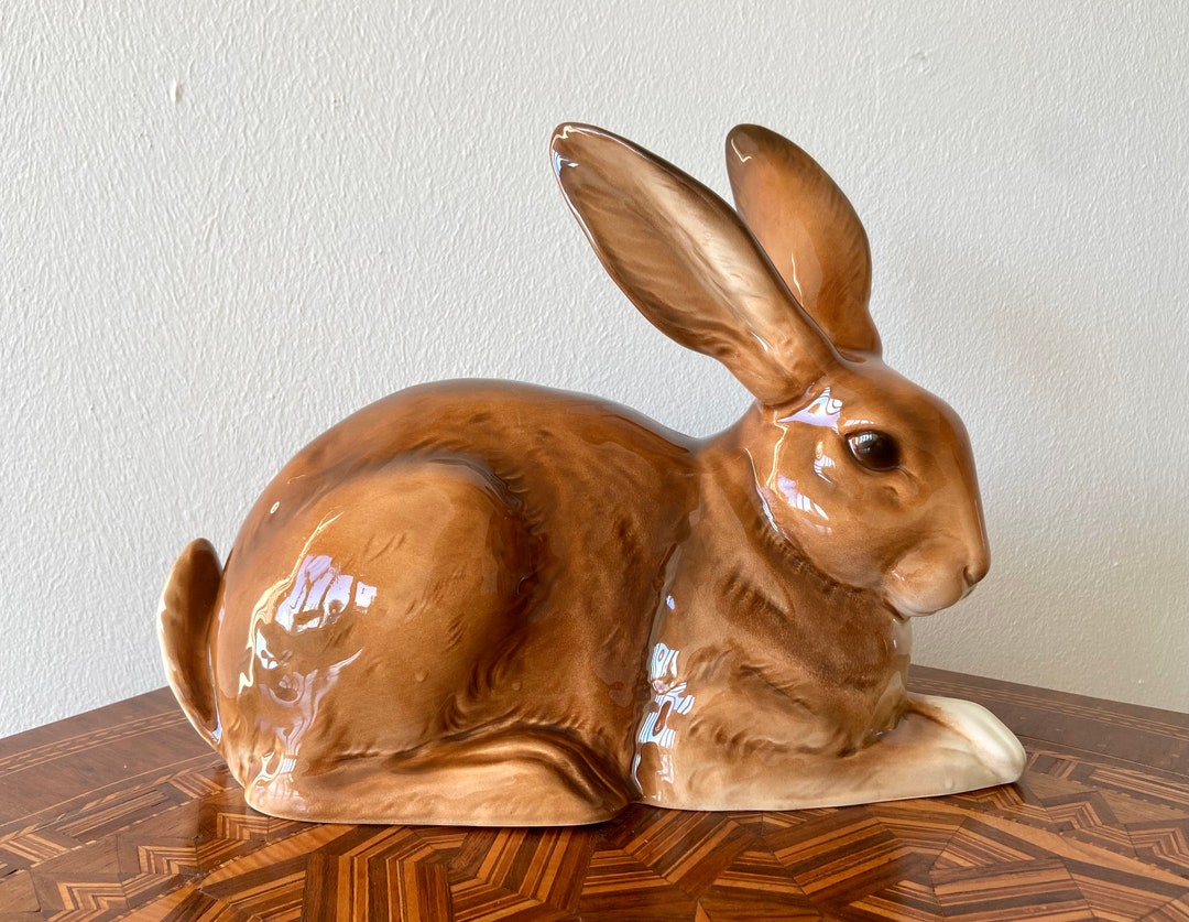 XXL Goebel Rabbit Porcelain Germany Sculpture Sculpture - Etsy
