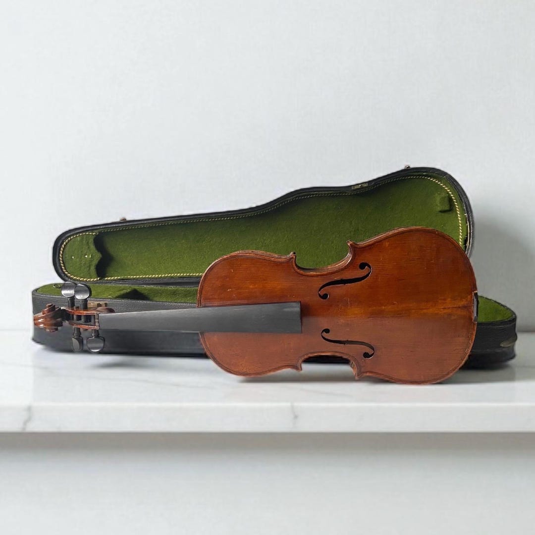 Antique 3/4 or Three-quarter Violin in Case - Germany? - Wood ...