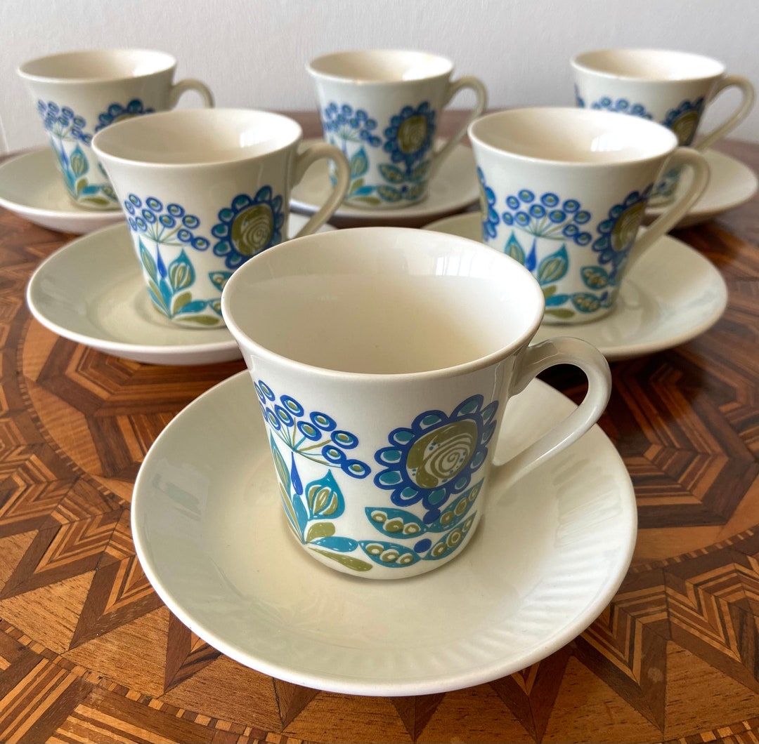 Tor Viking Turi Design Cups and Saucers Coffee Set Norway Vintage - Etsy