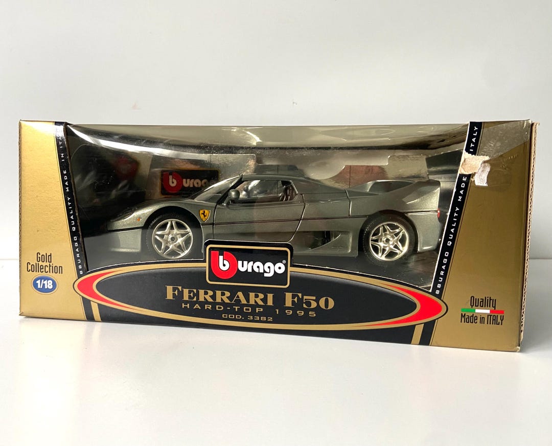 Burago Ferrari F50 Hard-top 1995 - Cod. 3382 - 1:18 - Bburago - Etsy