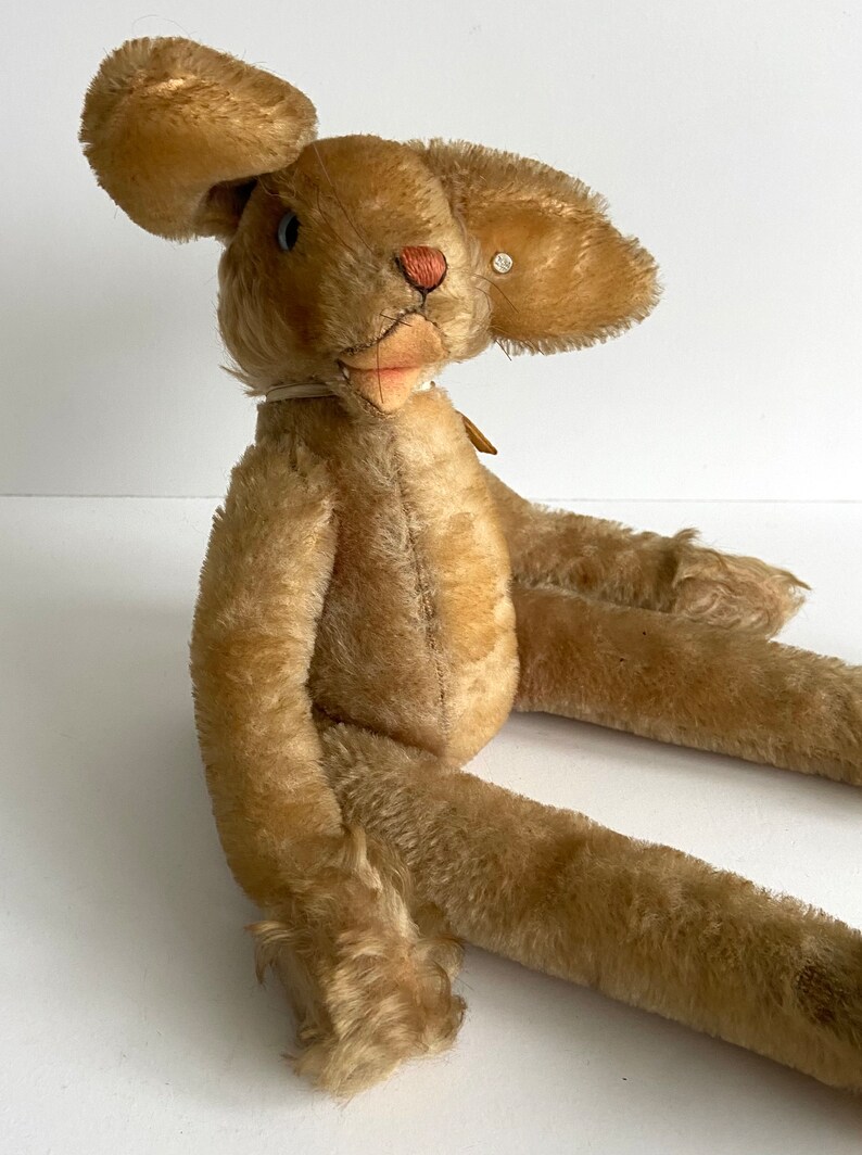 Rare Steiff Cuddly Toy Lulac Rabbit Button in Ear Knopf Im Ohr HTF ...