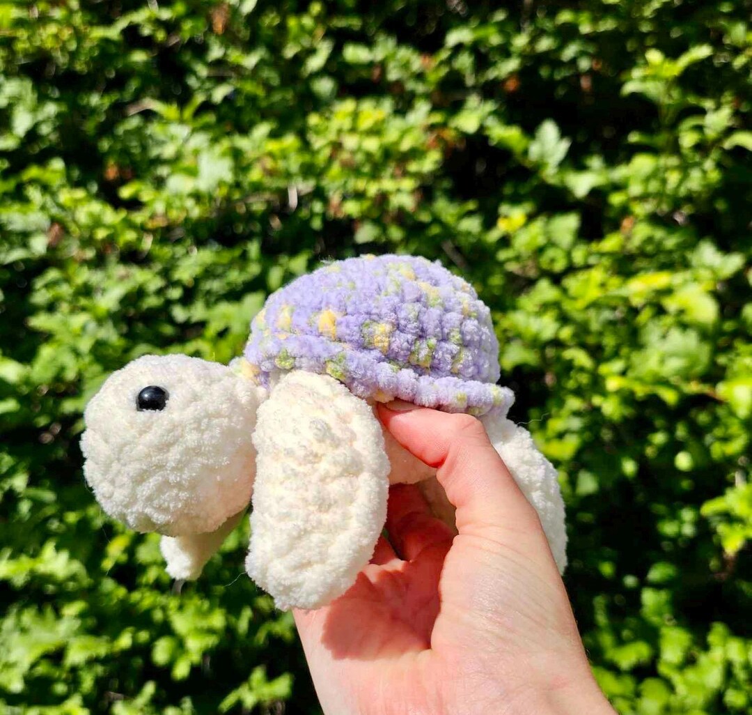 Pastel Sea Turtle (crochet) - Etsy