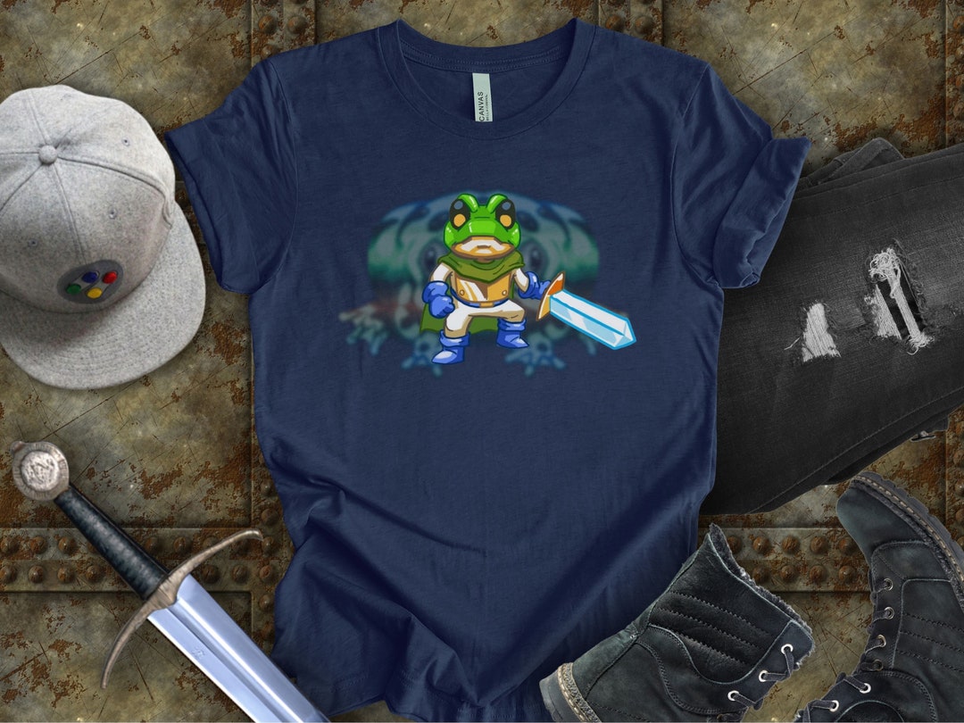 Frog Shirt Chrono Trigger Shirt SNES Shirt Crono Marle Lucca Ayla Frog ...