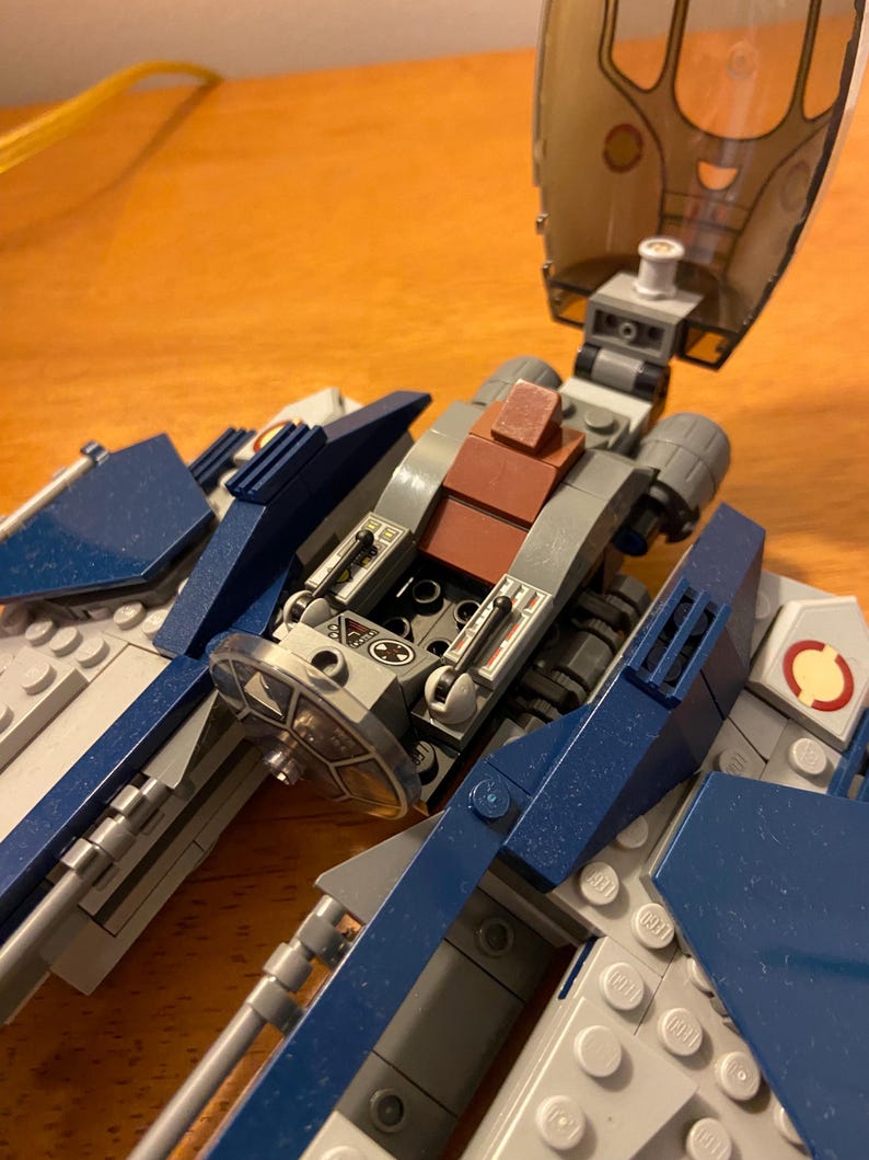 Obiwans Jedi Interceptor Red Custom Lego Model PDF Instructions - Etsy