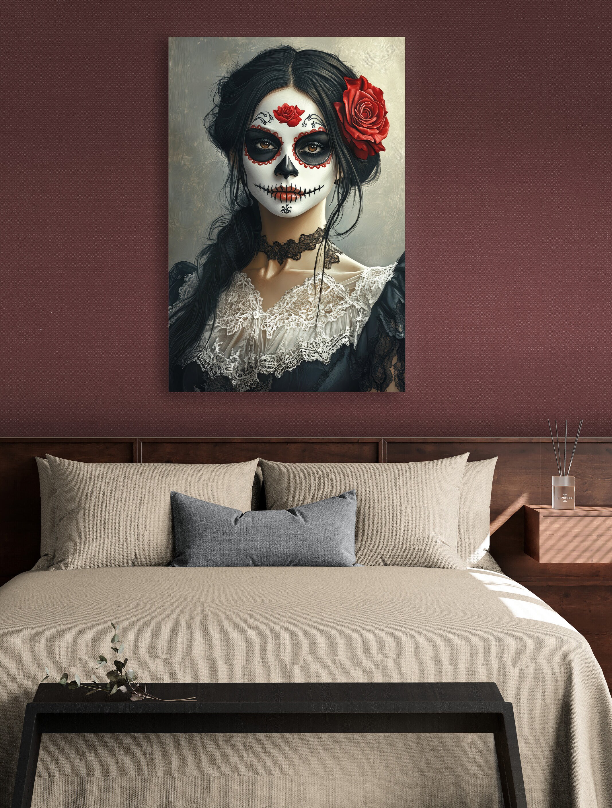 La Calavera De La Catrina, Dead Women. Portrait of Beautiful Latin ...