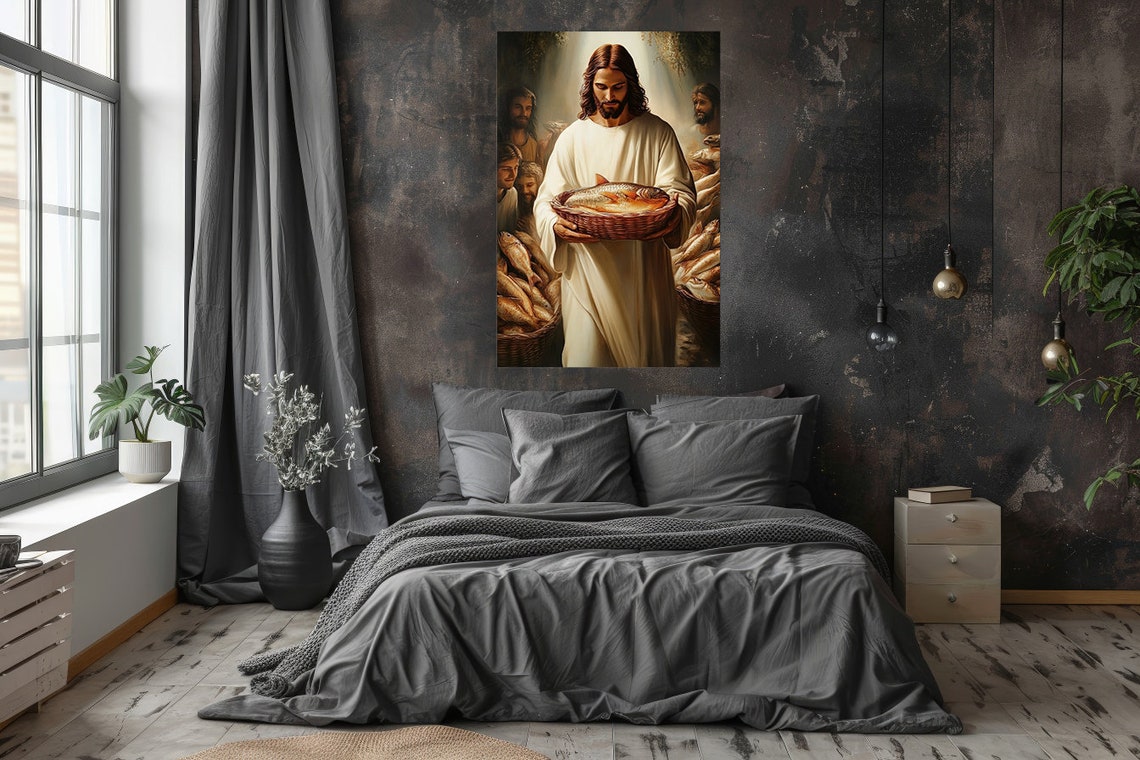Fish, Symbol of Christianityt. Jesus Christ, Religious Painting ...