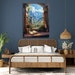 Arched Open Window in Castle With Book on Windowsill, Canvas Print With ...