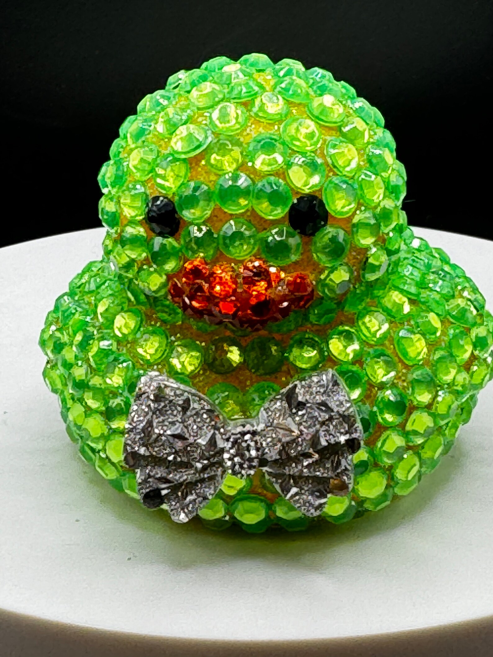 Green Sparkling Rubber Duck - Etsy