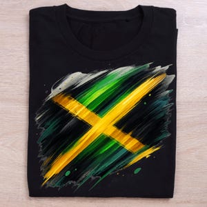 Jamaican Flag PNG, Jamaica Png, Paint Png, Brushstroke Png, Jamrock PNG ...