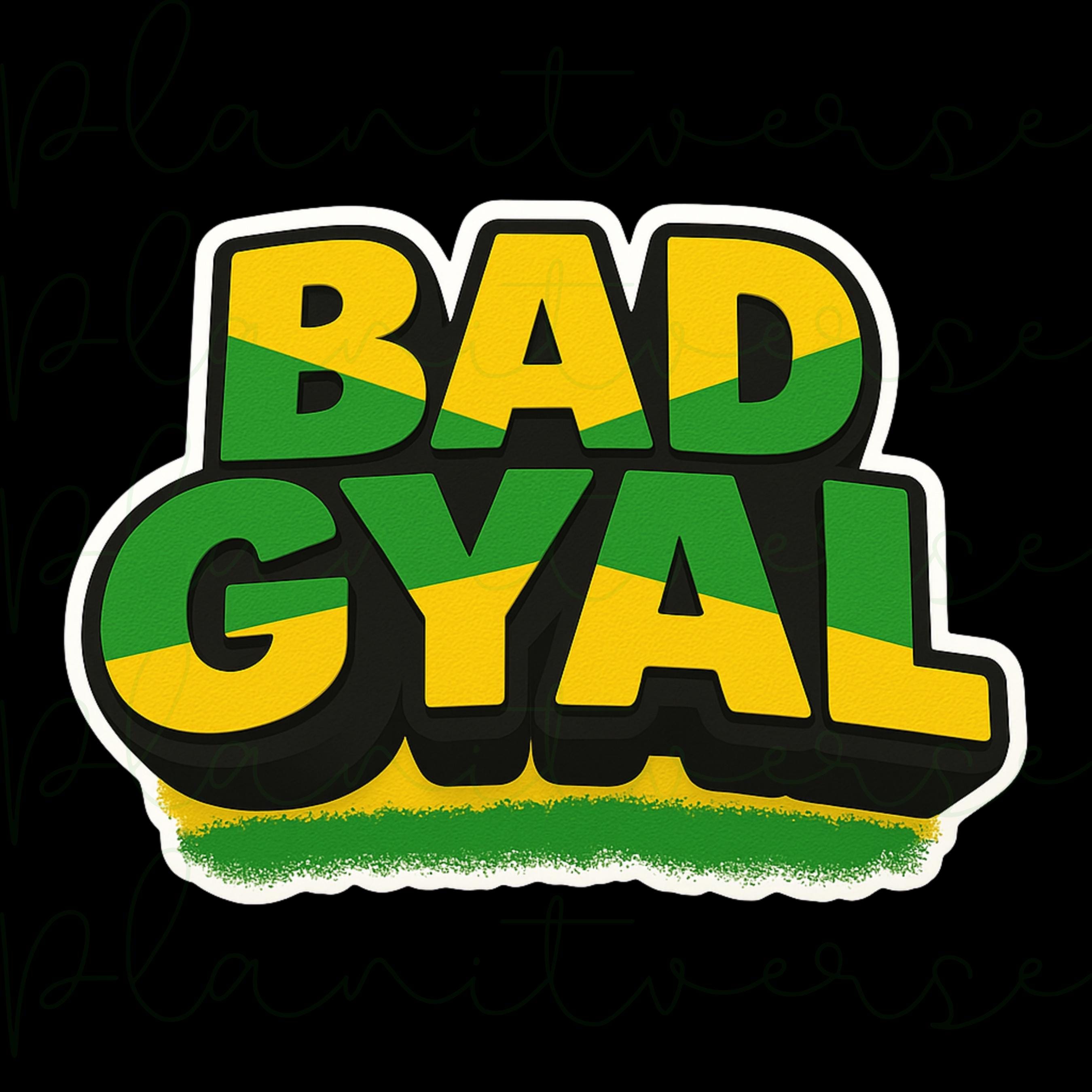 Bad Gyal PNG, Jamaica, Jamaican Flag Colors, Music Bob Marley, Land of ...