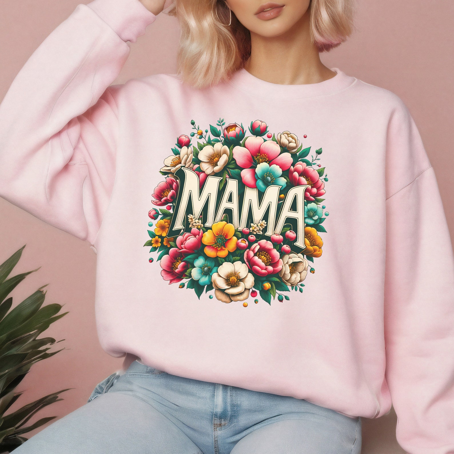 Mama PNG, Mothers Day PNG, Mama PNG, Floral Png, Flower Png, Gift for ...