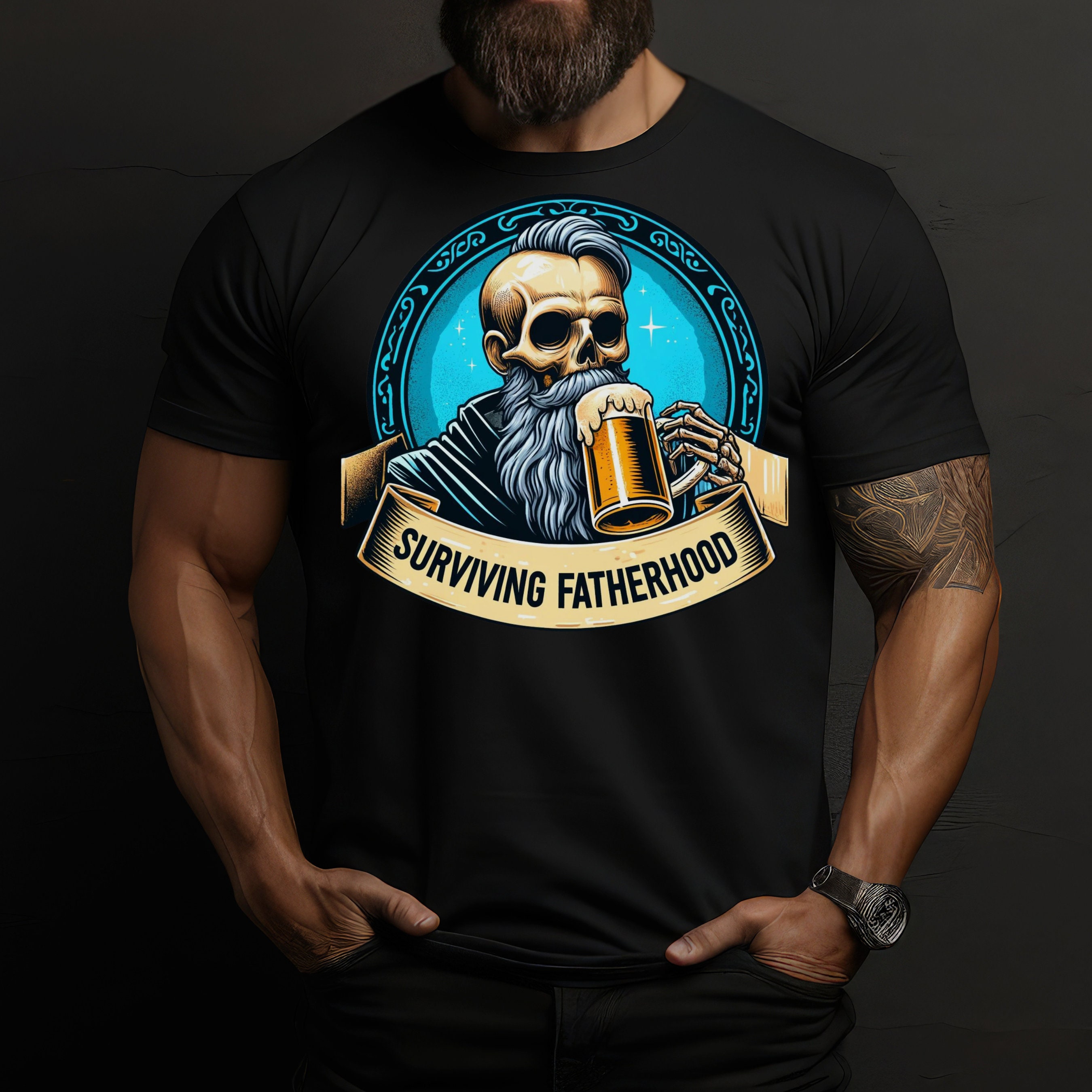 Surviving Fatherhood PNG, Dad PNG, Fathers Day PNG, Dad Png Designs ...