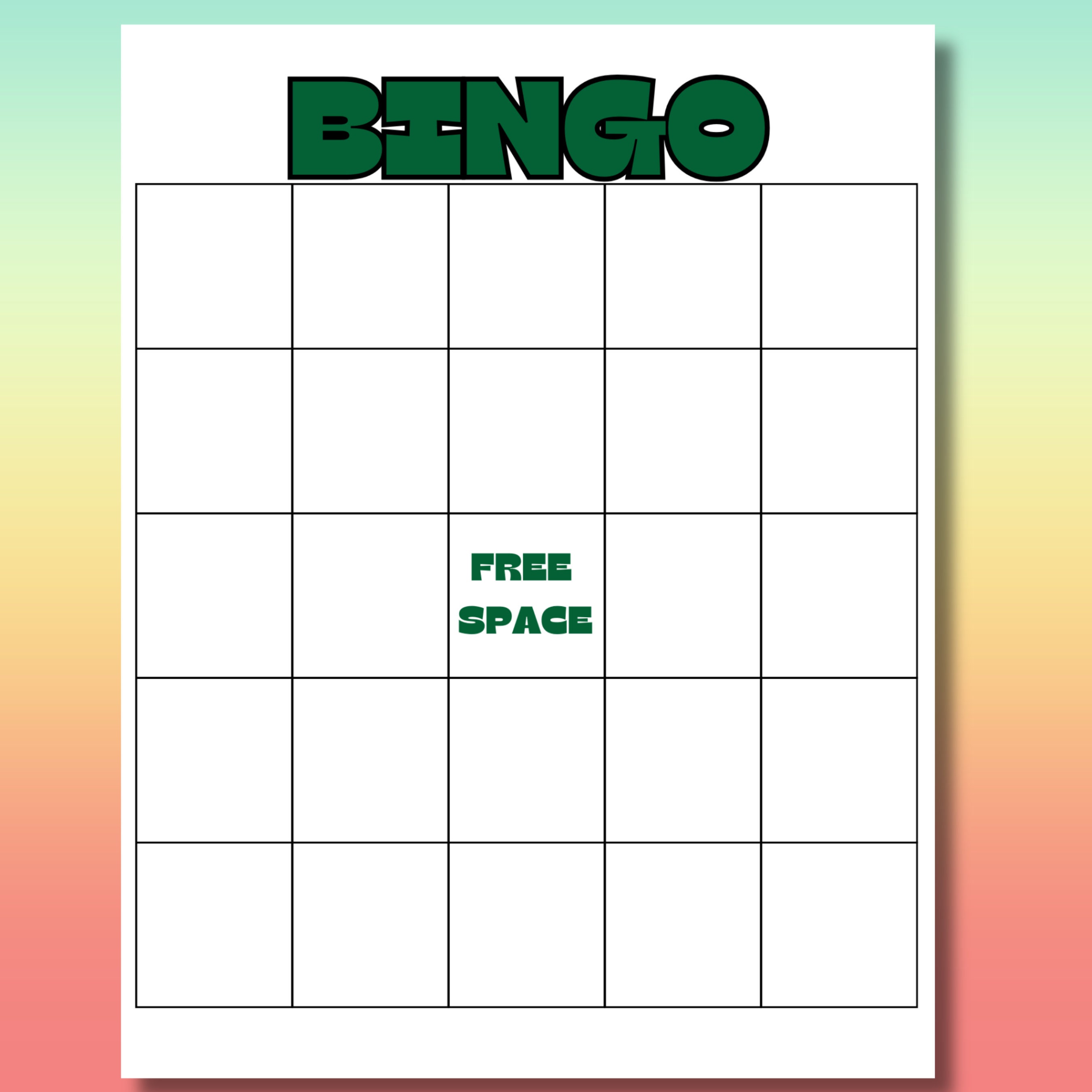 Printable St Patrick's Day Bingo Game, 16 Unique Bingo Cards W/labels ...
