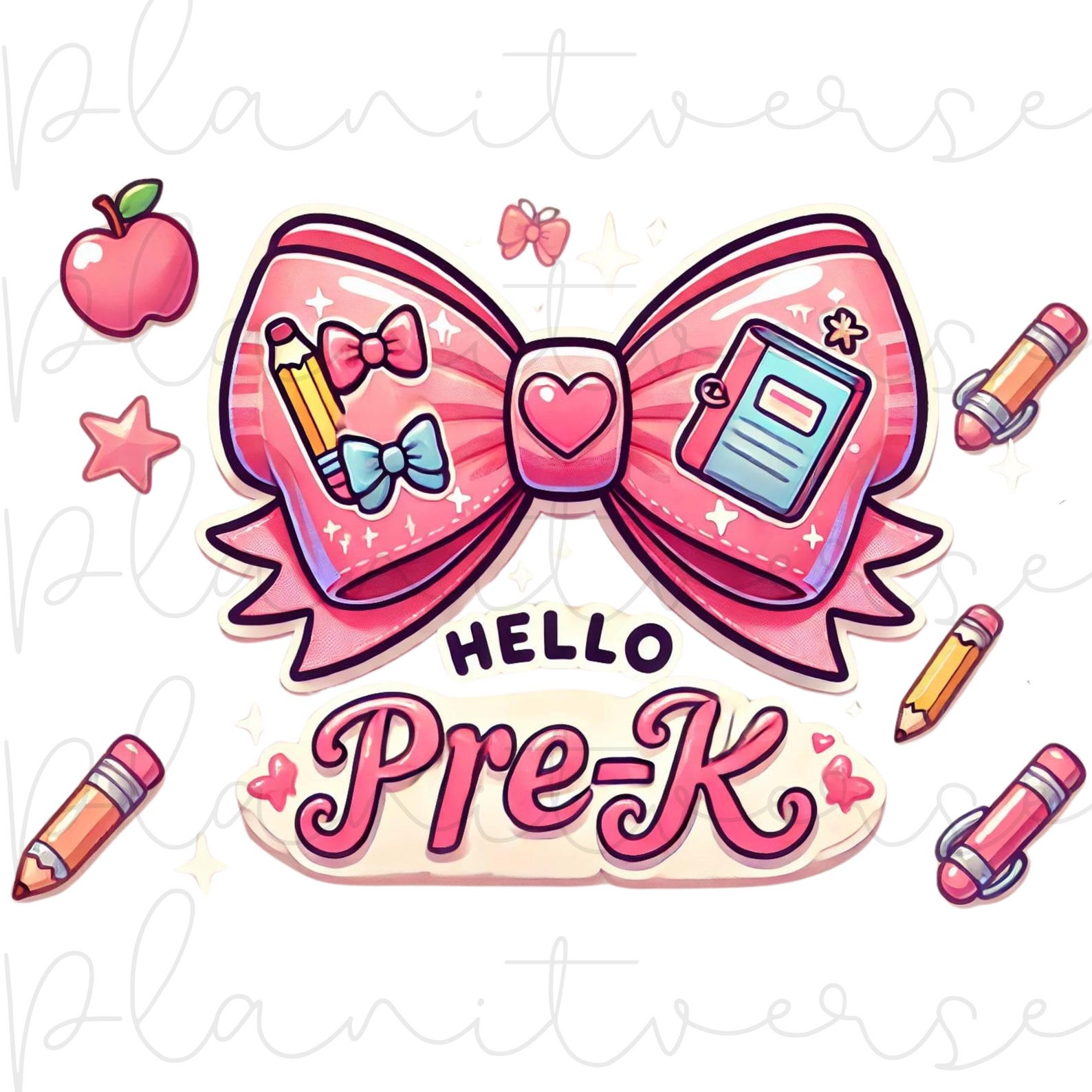 Hello Pre-k PNG, Pre-k PNG, Miss Pre-k Png, Back to School Png, First ...