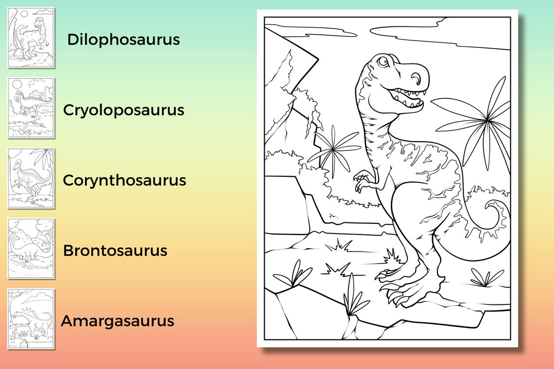 Dinosaur Coloring Pages, Coloring Book Pages, Dinosaurs Printable ...