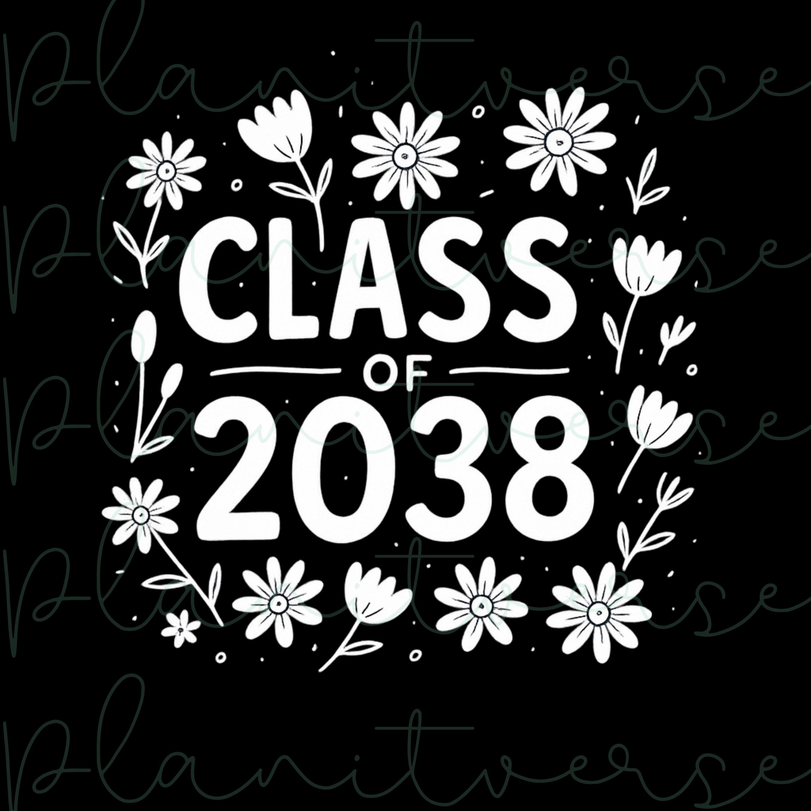 Class of 2038 PNG, First Day of School, Class of 2038, 1st Day of ...