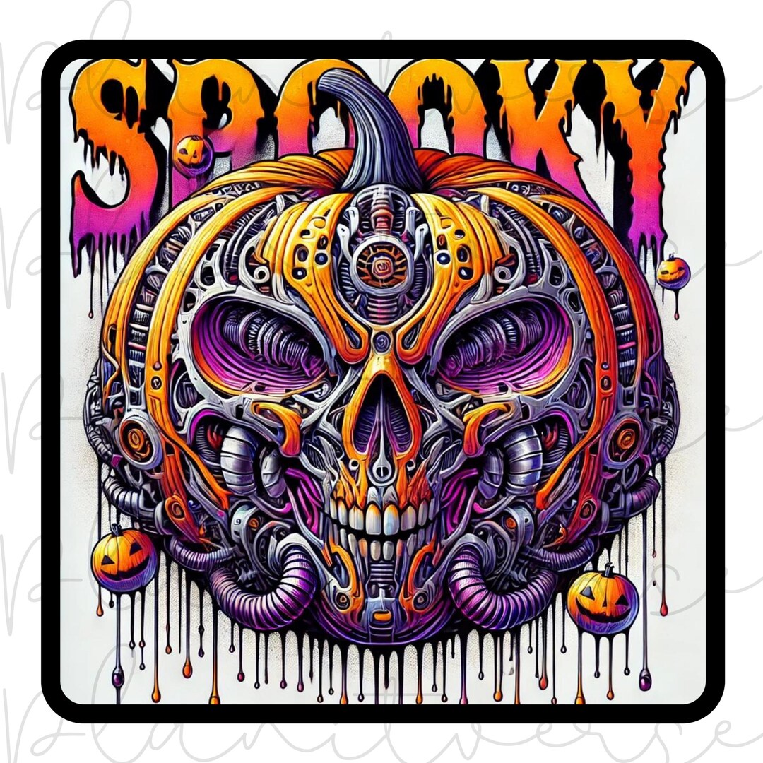 Cyber Pumpkin PNG, Spooky Season, Retro Halloween, Halloween Png ...