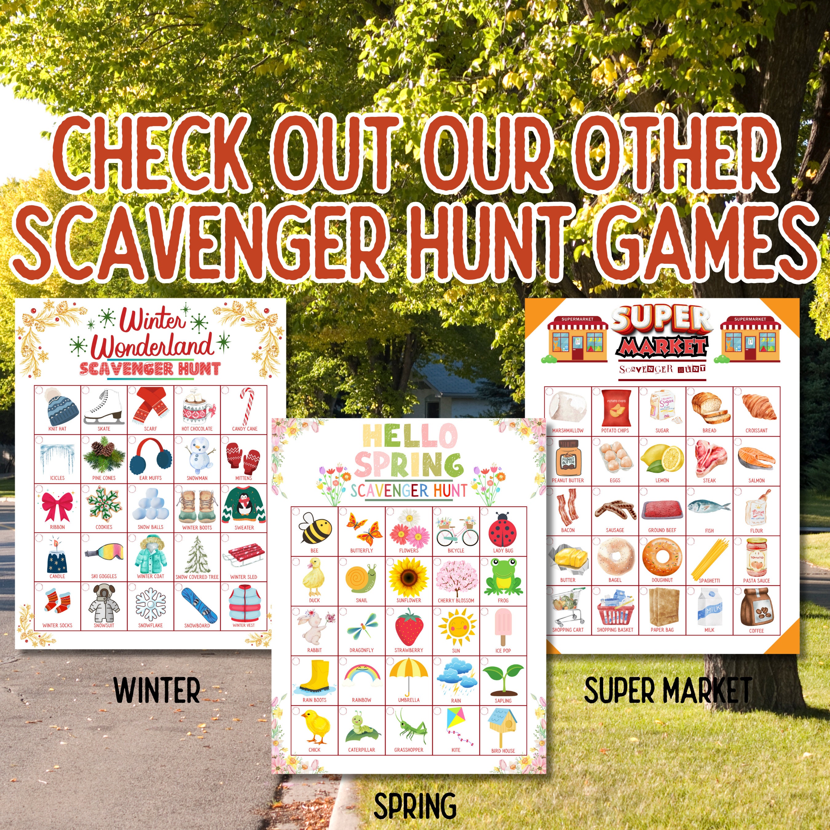 Scavenger Hunt for Kids, Scavenger Hunt, Neighborhood Scavenger Hunt ...