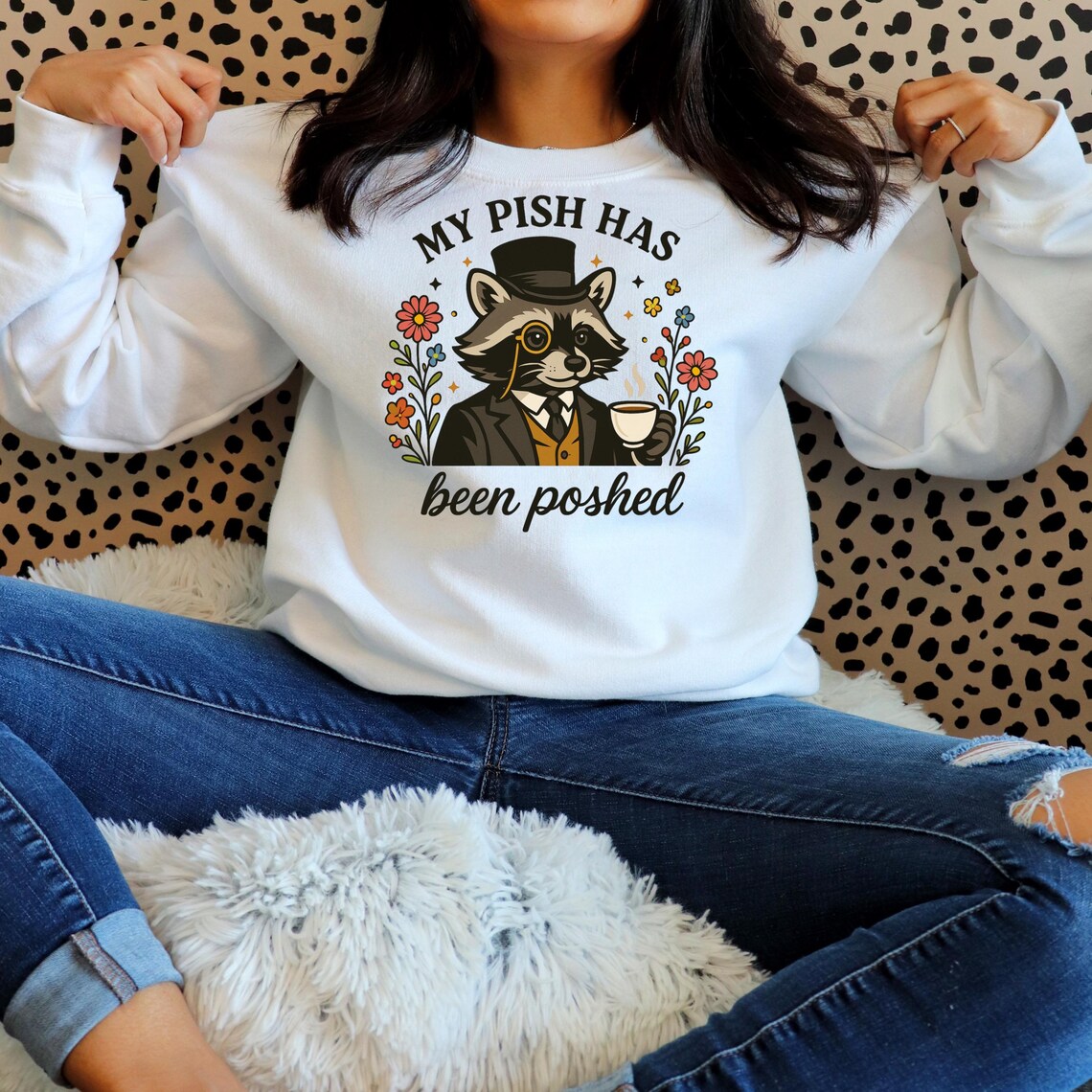 My Pish Has Been Poshed PNG, Sarcastic Raccoon Humor PNG, Snarky ...