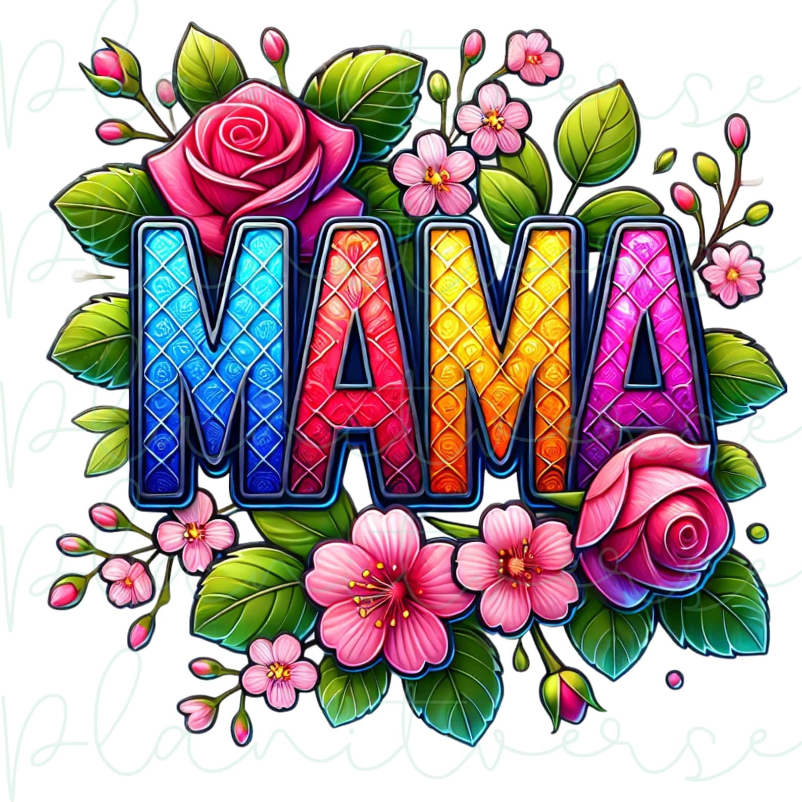 Mama PNG, Mothers Day PNG, Mom Png, Flower Png, Gift for Mom, Mom Life ...