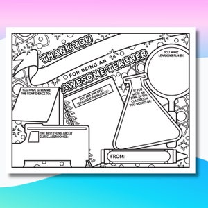 Teacher Appreciation Gift, Thank You Teacher Gift, Teacher Appreciation ...