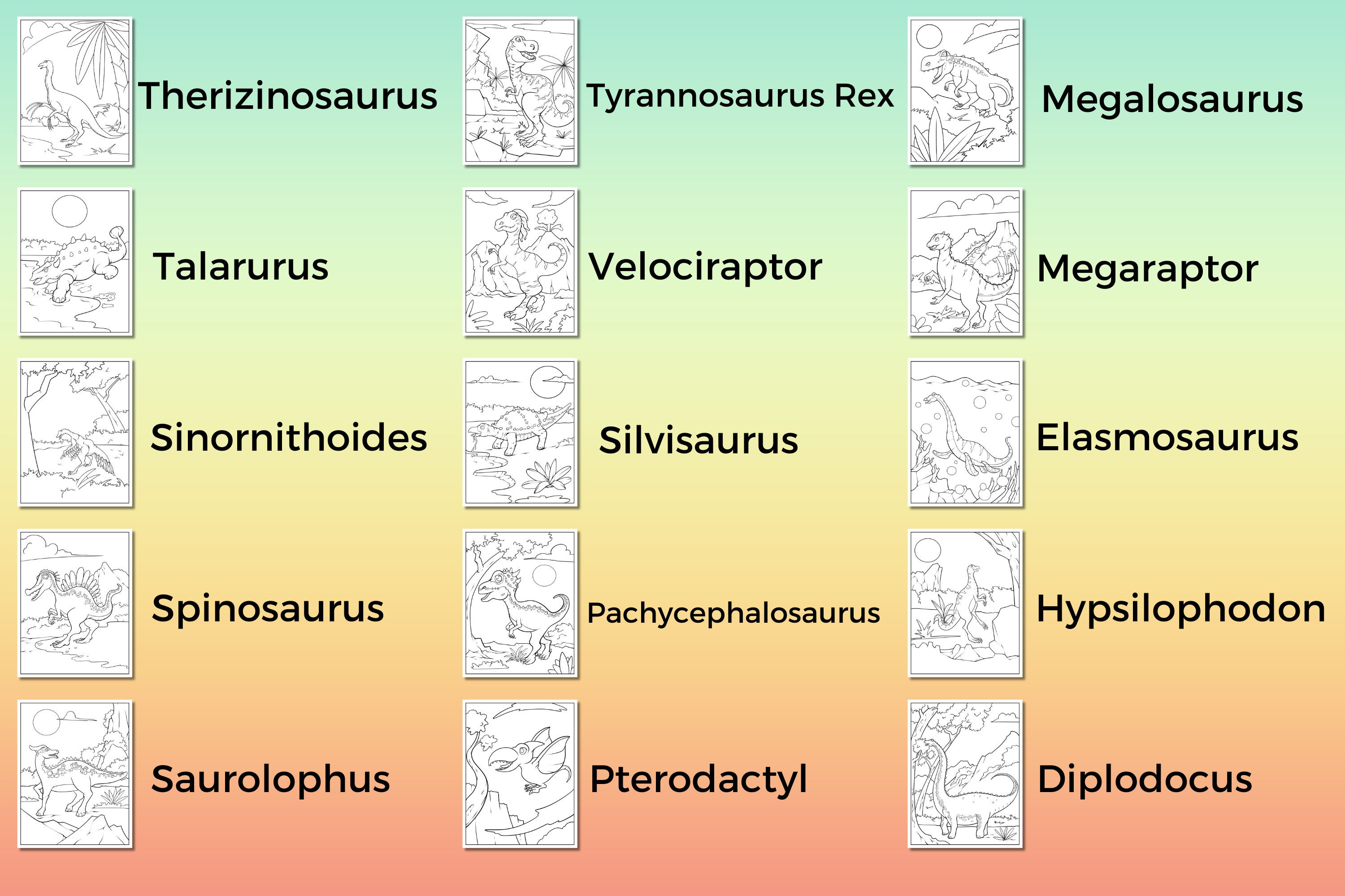 Dinosaur Coloring Pages, Coloring Book Pages, Dinosaurs Printable ...